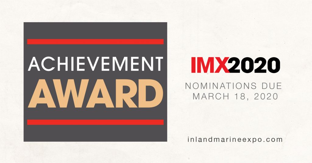 IMX 2020 Achievement Award | Inland Marine Expo